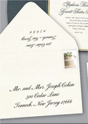 Envelope Addressing Digital Calligraphy - Font Bix-Antique-Script-Hmk