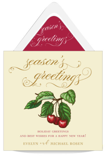 Season's Greetings Holiday Cards | Cohen Printing And Invitations